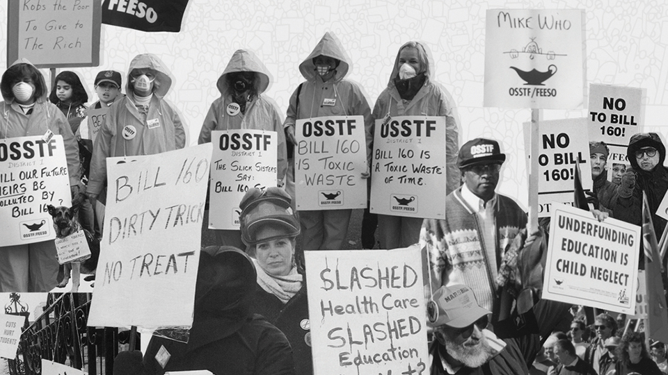 Twenty years later, why commemorate the Bill 160 protest? – OSSTF/FEESO ...